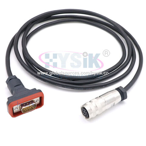 Bulk Buy China Wholesale M16 8 Pin Male To Db15 Pin M16 Female 8 Pin ...