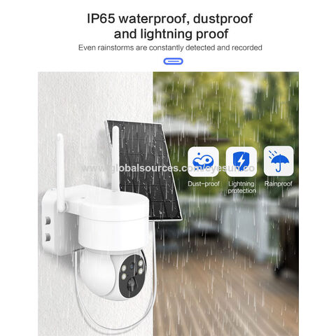 Solar Panel Ip H.264 Small Design Wireless Security Camera Outdoor ...