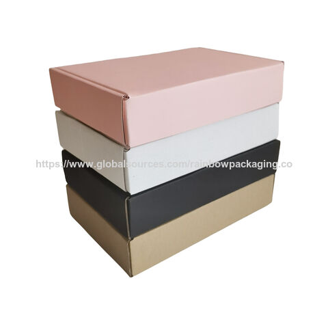 Rainbow Packaging Corrugated Mailing Apparel Box Custom Shipping Boxes ...