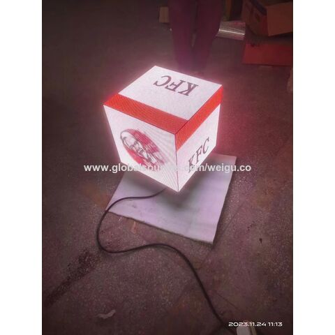 Factory Direct High Quality China Wholesale Indoor Cube 4 Side Led ...