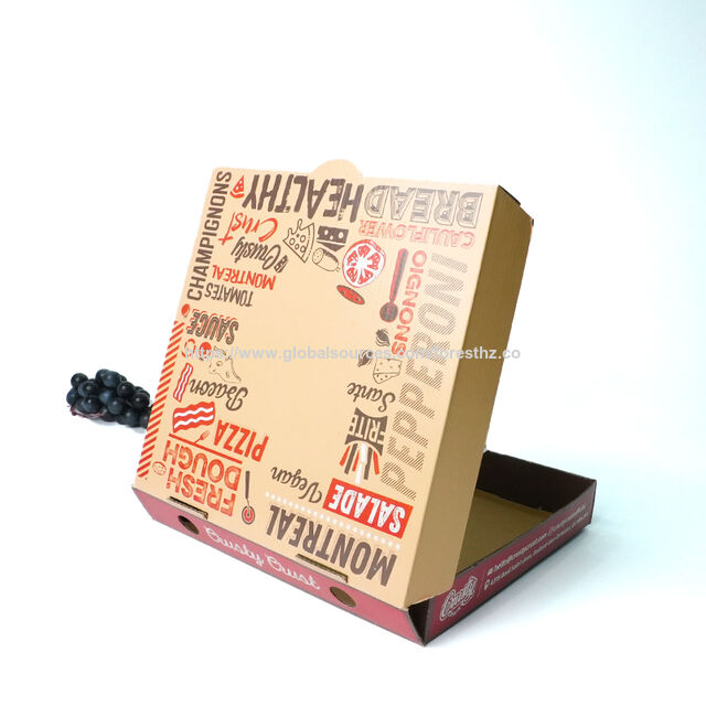 2024 New Custom Pizza Box Reusable 33 35 Cm 7/9/12 Inch Corrugated ...
