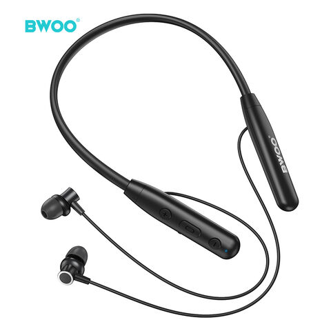 Bwoo Wholesale Waterproof Sports Neckband Wireless Earphone Bt5.3 Type ...