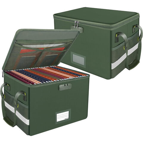 Buy China Wholesale Fireproof Document Box With Pockets File Valuables ...