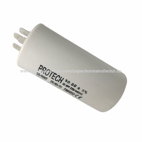High Energy Efficiency Cbb60 Ac Accessory Capacitors With Plastic Cover ...