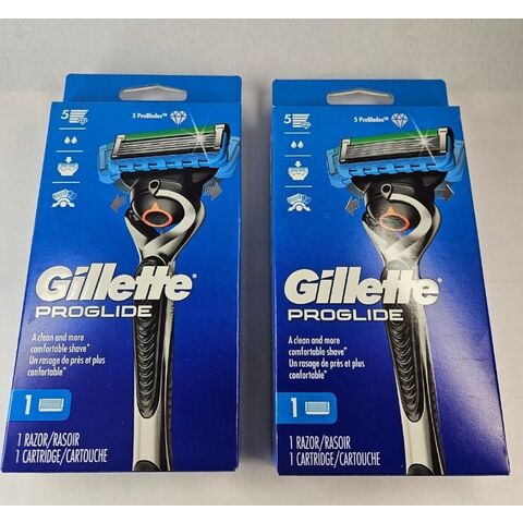 Gillette Proglide Men's Razor Handle 2 Razor 2 Cartridge Gillette ...