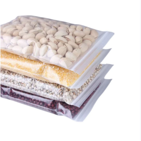 High Quality Pe Plastic Zipper Bag Environmentally Friendly Resealable Food Packaging Ziplock ...