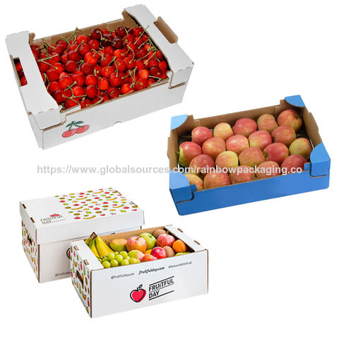 Wholesale Carton Vegetable Fruits Storage Corrugated Paper Box ...