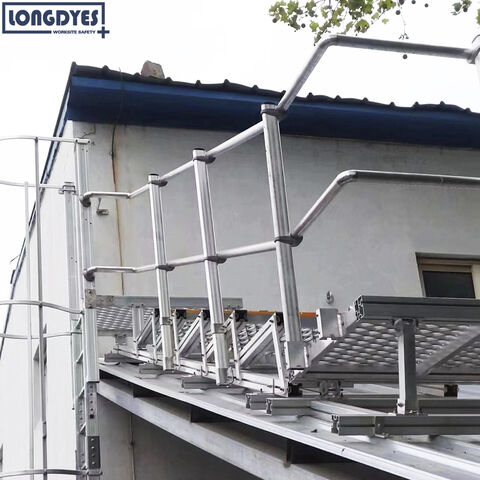 Collective Fall Ptotection Aluminum Grating Walkways Platform Catwalk ...