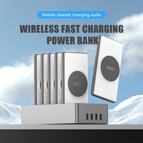 Customized Logo 6 Pieces Power Bank 10000mah Portable Mobile Charger ...