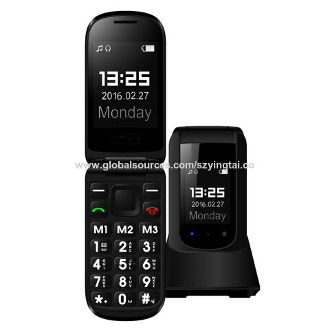 Bulk Buy China Wholesale Dual Screen 4g Unlocked Big Keypad Flip Senior ...