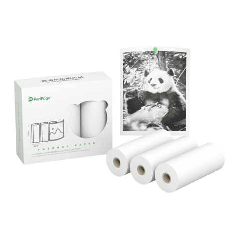 Compre Peripage Papel Pegajoso 77*30 e Papel Térmico De Foto De Recibo ...