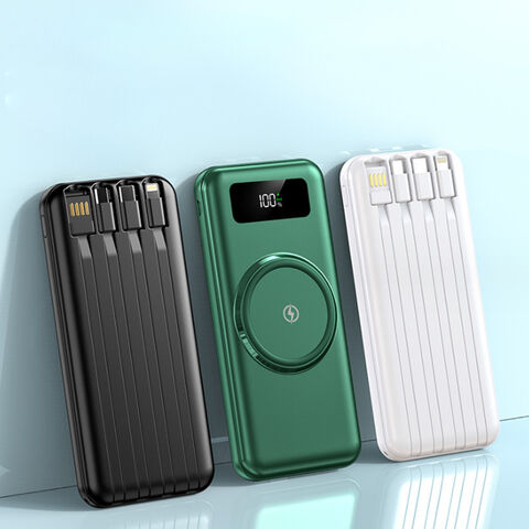 Buy China Wholesale High Quality 20000mah Wireless Charging Bank, Built ...