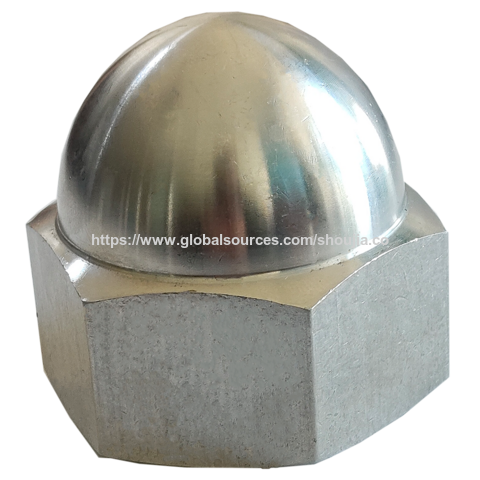 Bulk Buy China Wholesale Cap Nut Hex Acorn Cap Domed Nut Din1587 Steel ...