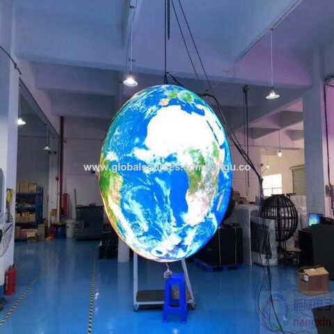 P6 Led Ball With Diameter Of 6 Meters Eye-catching Landmark For Outdoor ...