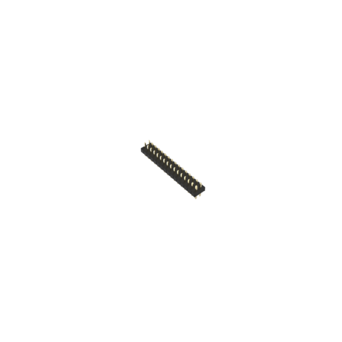 Pin Headers 16 Pins 1.27mm Dual Row Dip Horizontal Mounting Accept ...