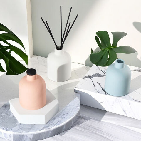 Colored Earth Material Ceramic Reed Diffuser Bottle For Your Home ...
