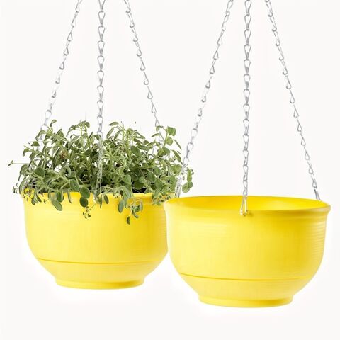 Customized Modern Plastic Flower Pots High-structural Garden Ornaments ...