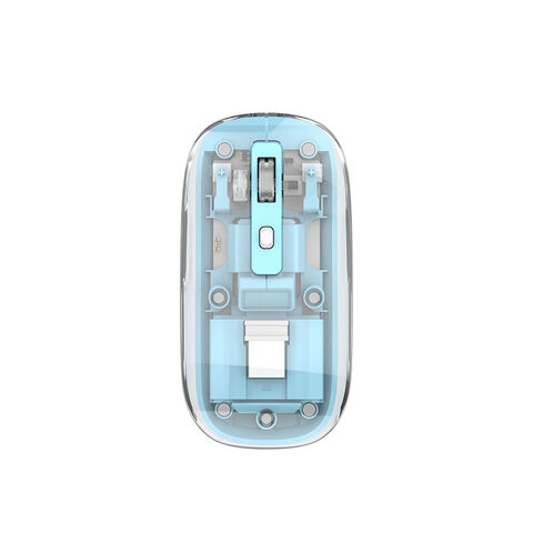 Rechargebale Transparency 2.4g Wireless And Bluetooth Mouse For Pad ...