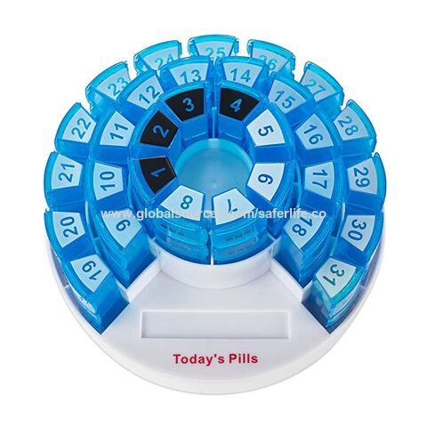 Buy China Wholesale 31 Days Round Cake Shape Large Detachable Plastic ...