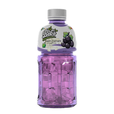 Bebo Drink 320ml Black Currant Fruit Juice With Nata De Coco - Singapore Wholesale Fruit Juice ...