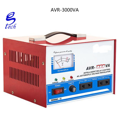 Single Phase Ac Voltage Avr-3000va Regulator Electronic Household ...
