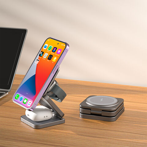 New Arrival Multifunctional Desktop Charge Folding Mganetic Wireless ...