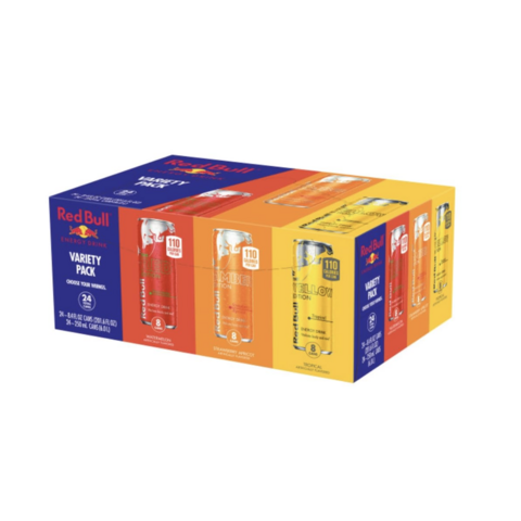 Red Bull Energy Drink Variety Pack, Red Bull Red, Yellow, And Amber ...