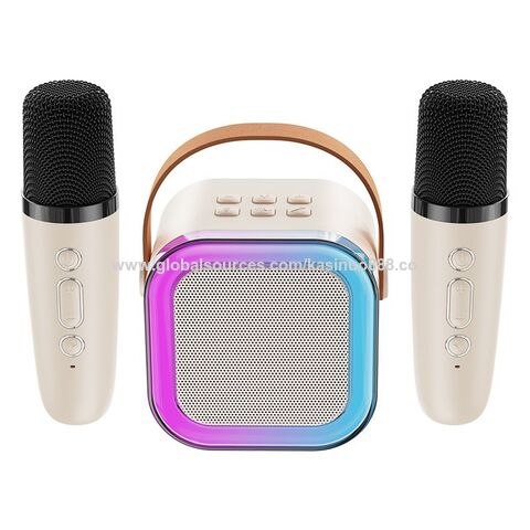 Bulk Buy China Wholesale Mini Portable Karaoke Bt Speaker Dual Microphone Audio Integrated ...