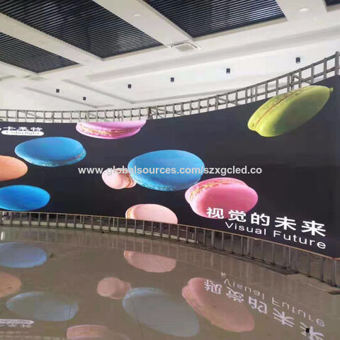 Xgcled P1.667 Indoor Curve Led Screen Customized Indoor Led Display ...
