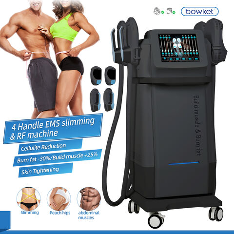 Bowket 4 Working Handles Muscle Building Fat Removal Emslim Sculpt ...