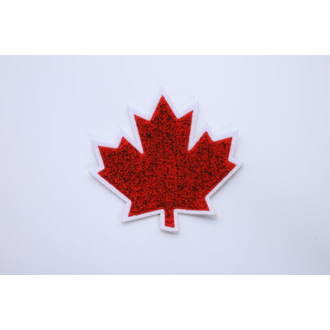 Bulk Buy China Wholesale Heat Press Letter La Embroidered Patches Iron On Custom Maple Leaf Sew ...