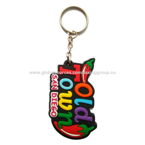 Diverse Range Of 3d Pvc Keychains, Available In Various Shapes And ...