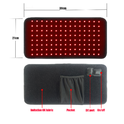 Health Pad Home Used Pain Relief 660nm 850nm Infrared Red Light Therapy ...