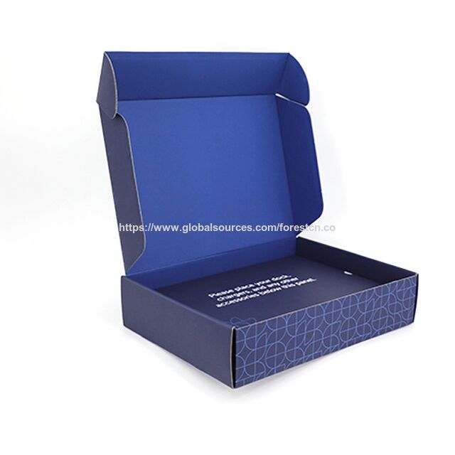 Buy China Wholesale Customized Side Printing Paper Packaging Corrugated ...