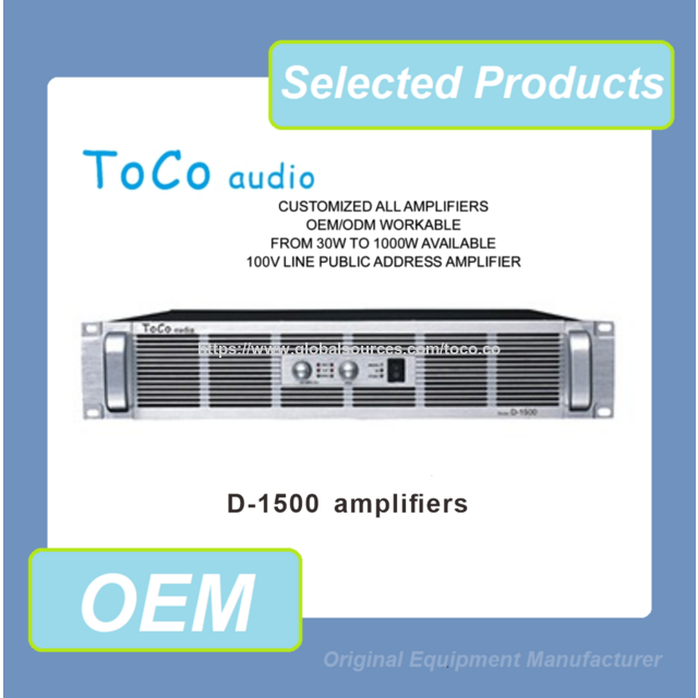Customizable Products D-1500 Power Amplifie Switching Power Supply ...