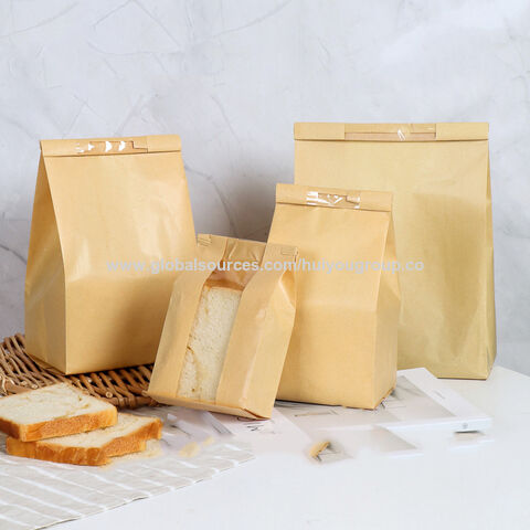 Food Packaging Paper Bag Take Away Food Packaging Square Bottom Paper ...