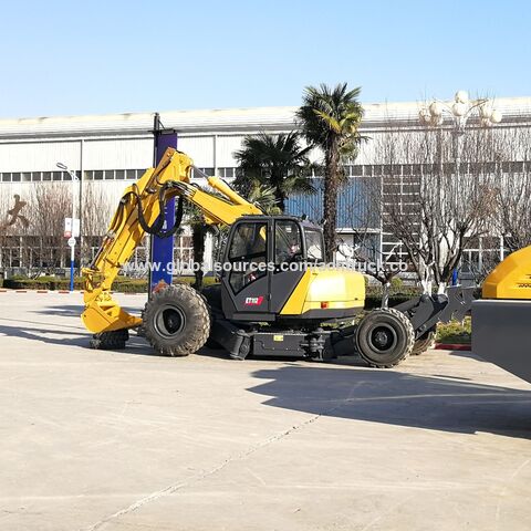 Factory Price Spider Excavator Et112 12ton Digger Mobile Walking ...