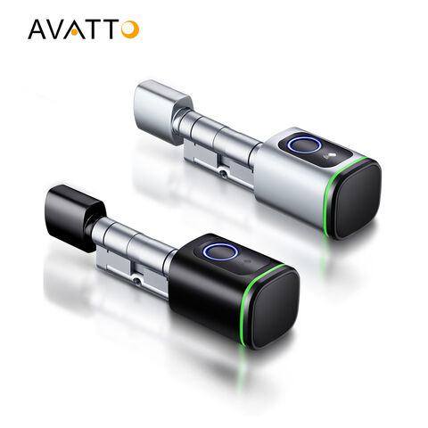Avatto New In Tuya Waterproof Ic Card Digital Adjustable Cylinder Round ...