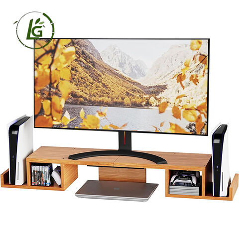 ·legend Classic Style Bamboolaptop Riser Holder Comput Studio Monitor ...