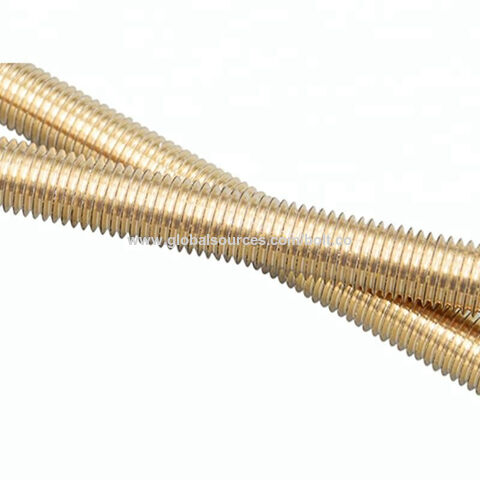 3-3/8 3-1/4 Phosphor Bronze Silicon Bronze C63000 Brass Full Thread Rod ...