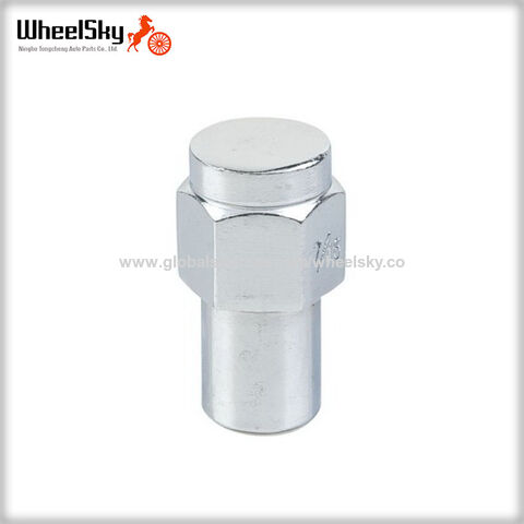 Mag Lug Nut, Hex 21mm 2 Piece Standard Mag Round Top, Wheel Lug Nut ...