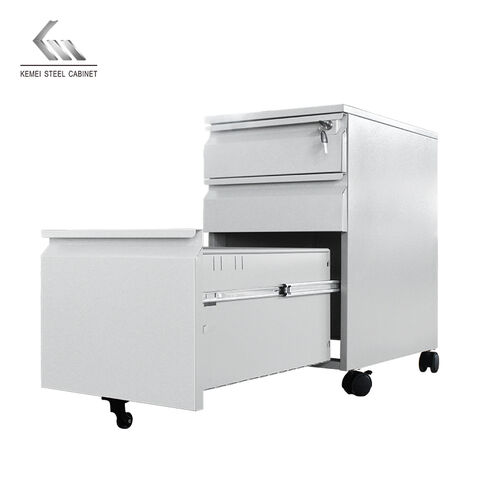 Latest Design Popular Mobile Pedestal Metal Filing 3 Drawer Cabinet ...