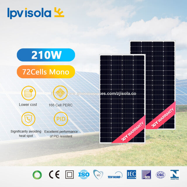 Buy China Wholesale Isola 210w Mono Cell Solar Photovoltaic Module ...
