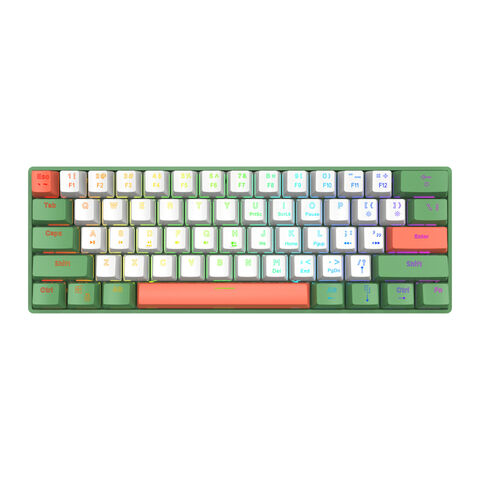 60% Mini Portable Mechanical Keyboard For Gaming With Rgb Backlit ...