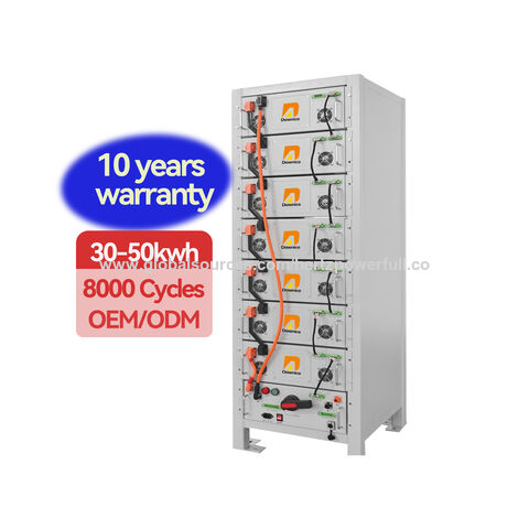 Dawnice Lithium Ion 300ah 96v 256v 300ah 500ah 50kw 40kw System Server ...