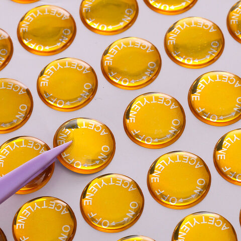 Resin Label Doming Sticker Domed 3d Dome Custom Logo Epoxy Round Raised ...