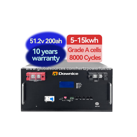 Buy China Wholesale Dawnice 48v 200ah 10kwh 8000 Cycle Life Lithium-ion ...