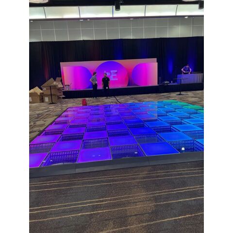 Wireless Build-in Battery 3d Led Dance Floor Light Up Stage Magnetic ...