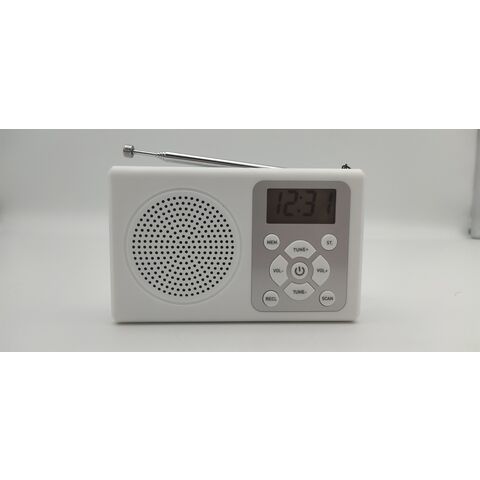Buy China Wholesale Compact Mini Fm Radio With Power And Clock ...