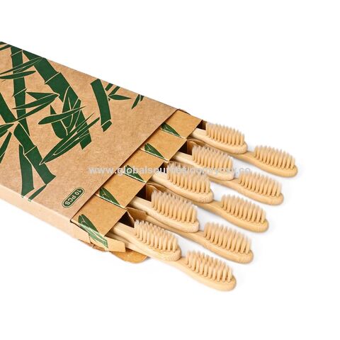 Bulk Buy China Wholesale Bamboo Toothbrushes For Adults 10 Pcs ...